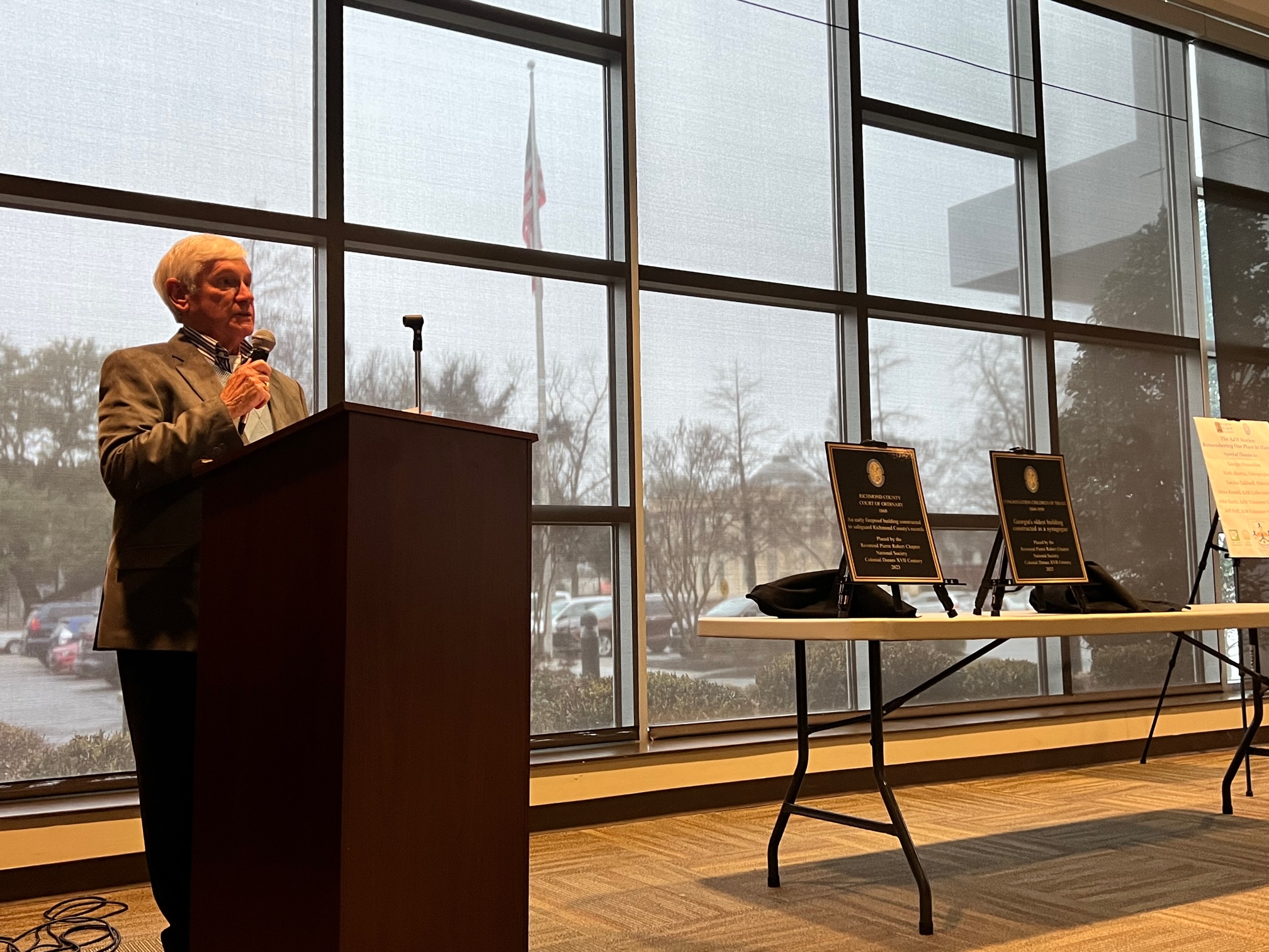 Historical markers dedicated at Augusta Jewish Museum - Augusta Good News