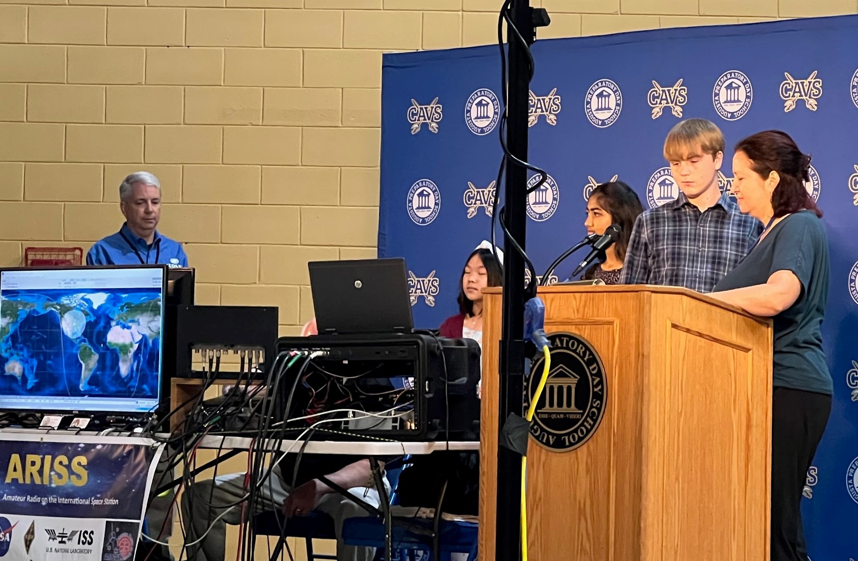 Augusta Prep students have conversation with astronaut - Augusta Good News