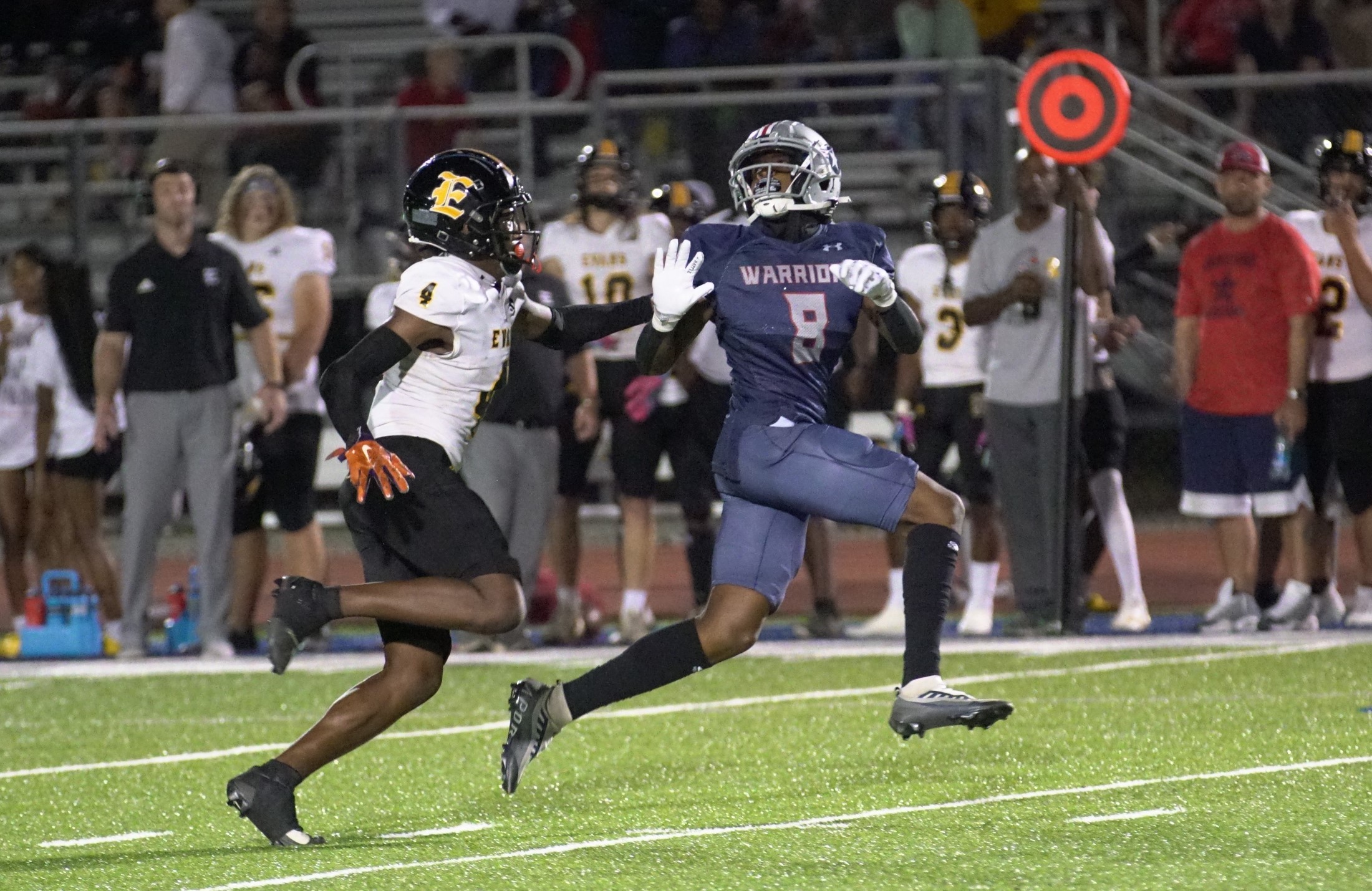 Knights score 22 unanswered points in second half to defeat Warriors ...