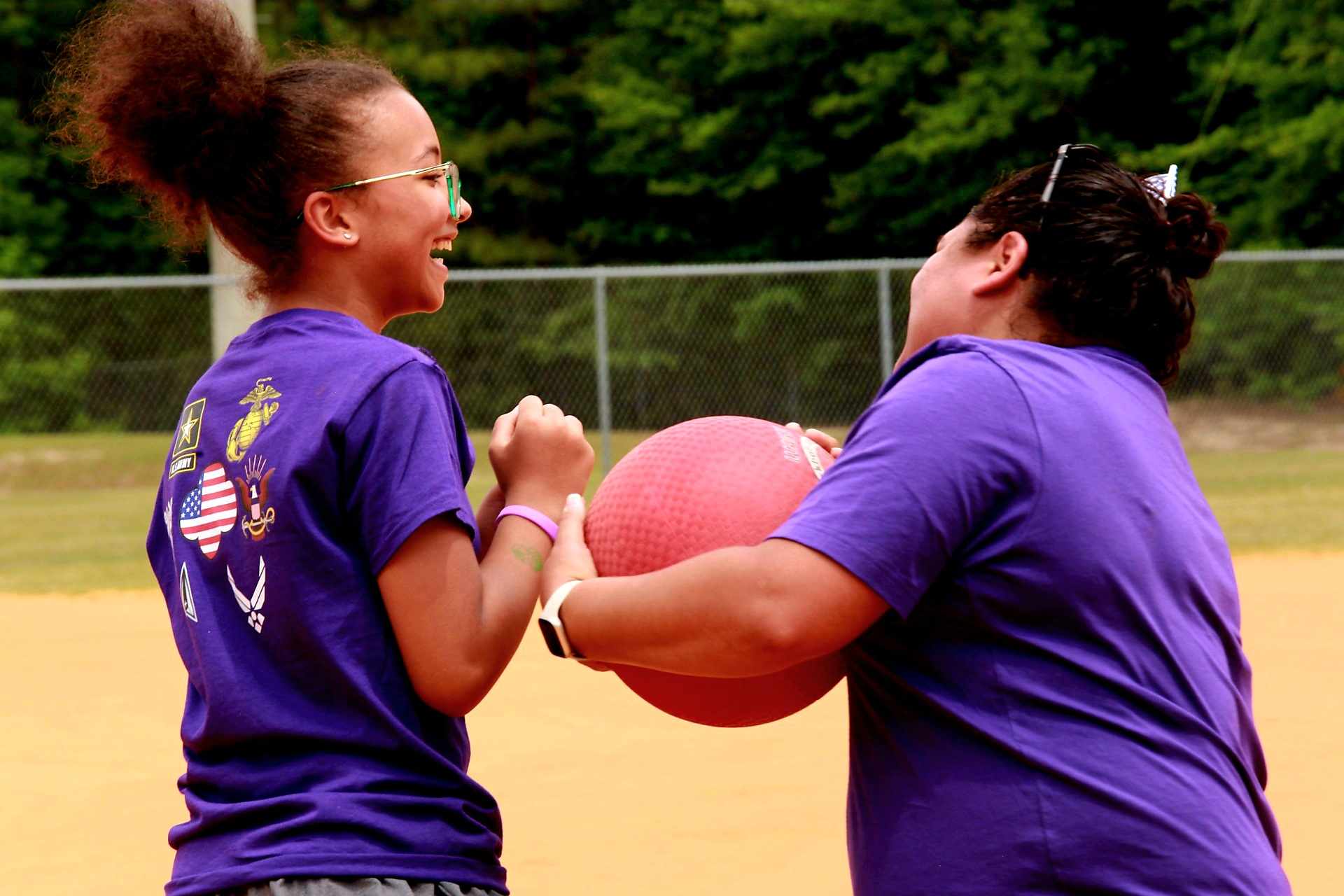 In pictures: Purple Up Day for military children - Augusta Good News