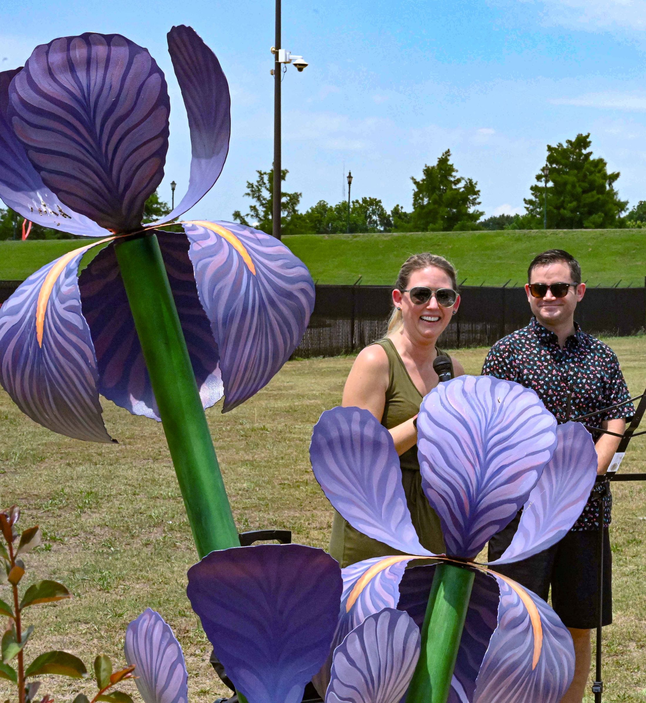 Iris sculpture dedicated May 24 - Augusta Good News