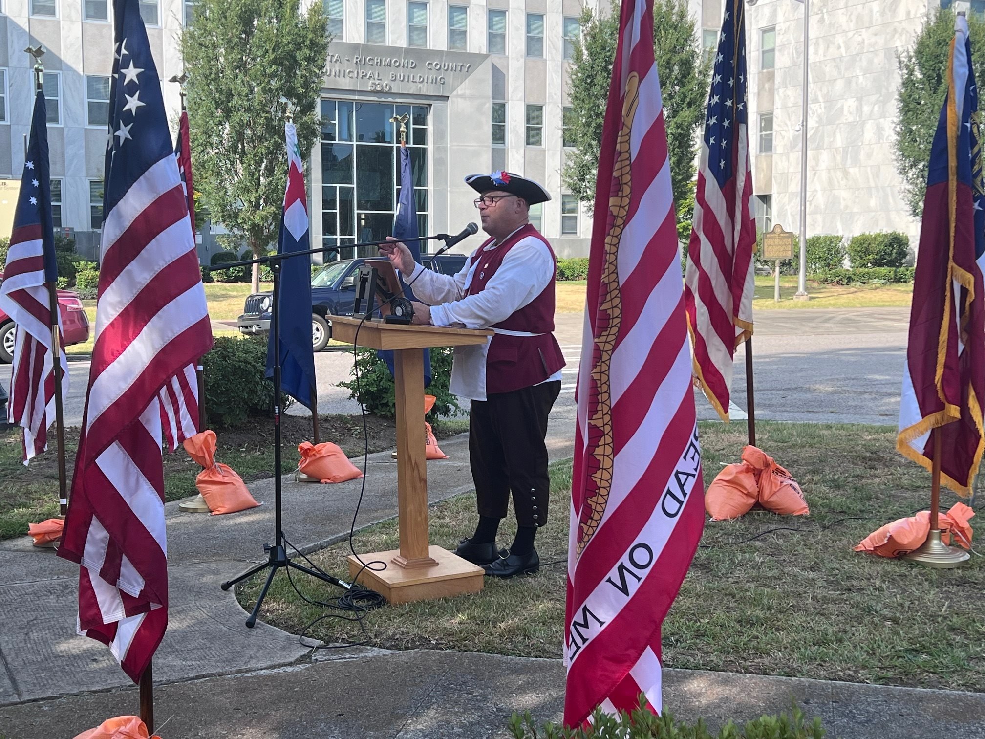 July 4 ceremony honors Declaration of Independence signers - Augusta ...