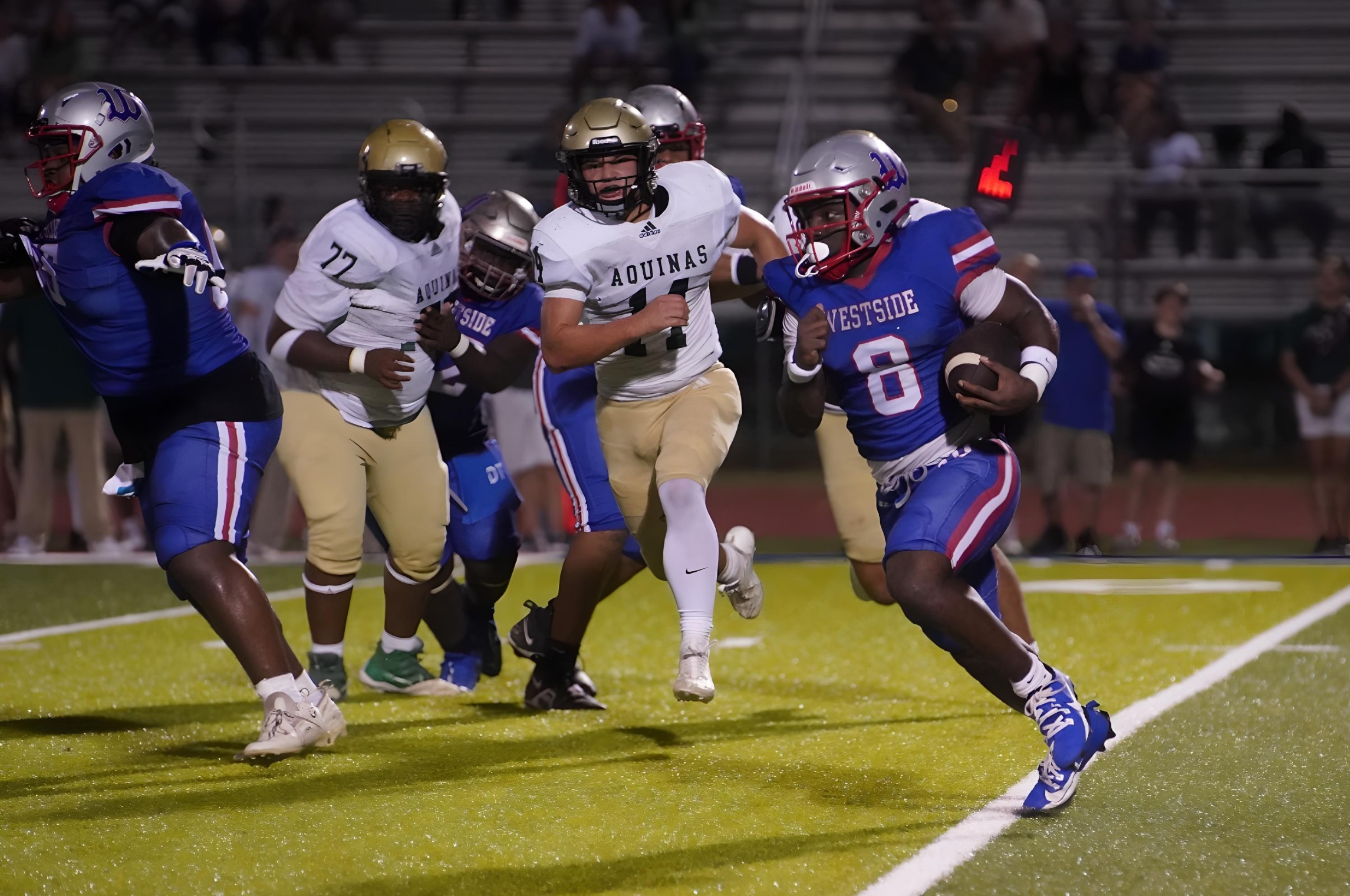 Westside defeats Aquinas in region matchup to move to 5-0 - Augusta ...
