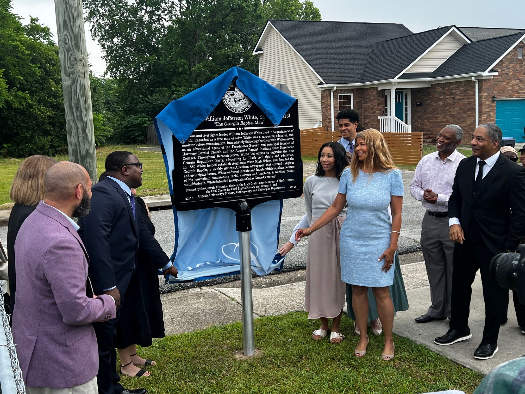 Historical marker dedicated to Morehouse College co-founder - Augusta ...