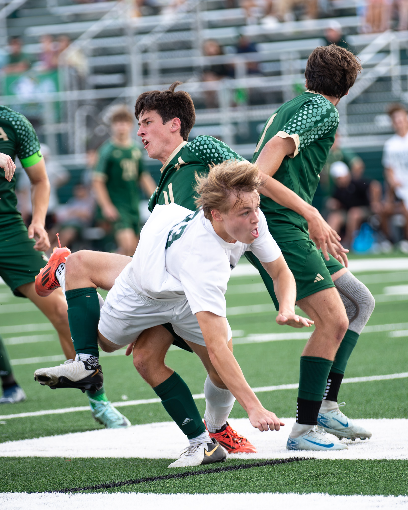 In pictures: Wesleyan squashes Aquinas soccer playoff dream - Augusta ...