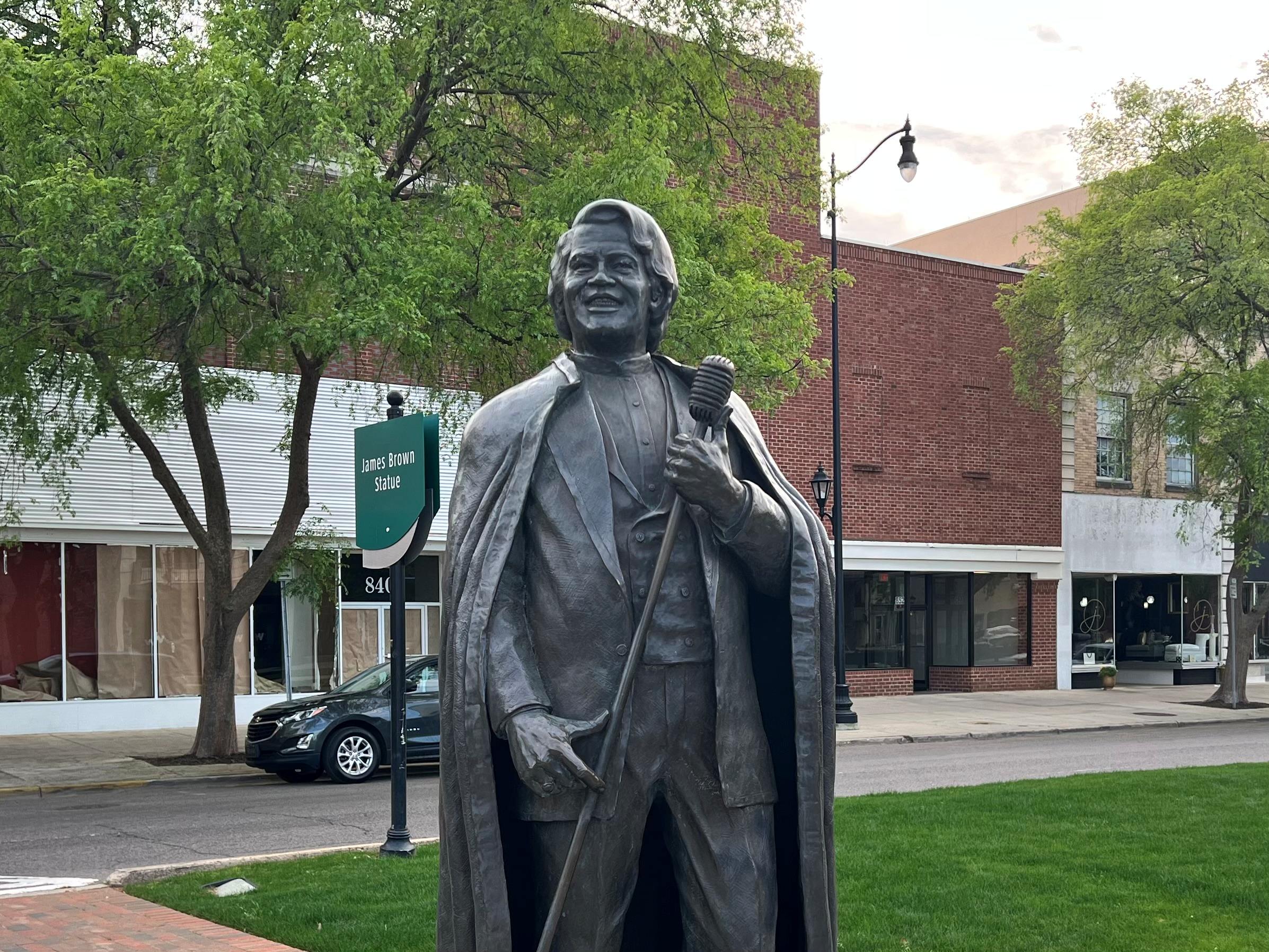 James Brown statue to be temporarily moved during downtown construction ...