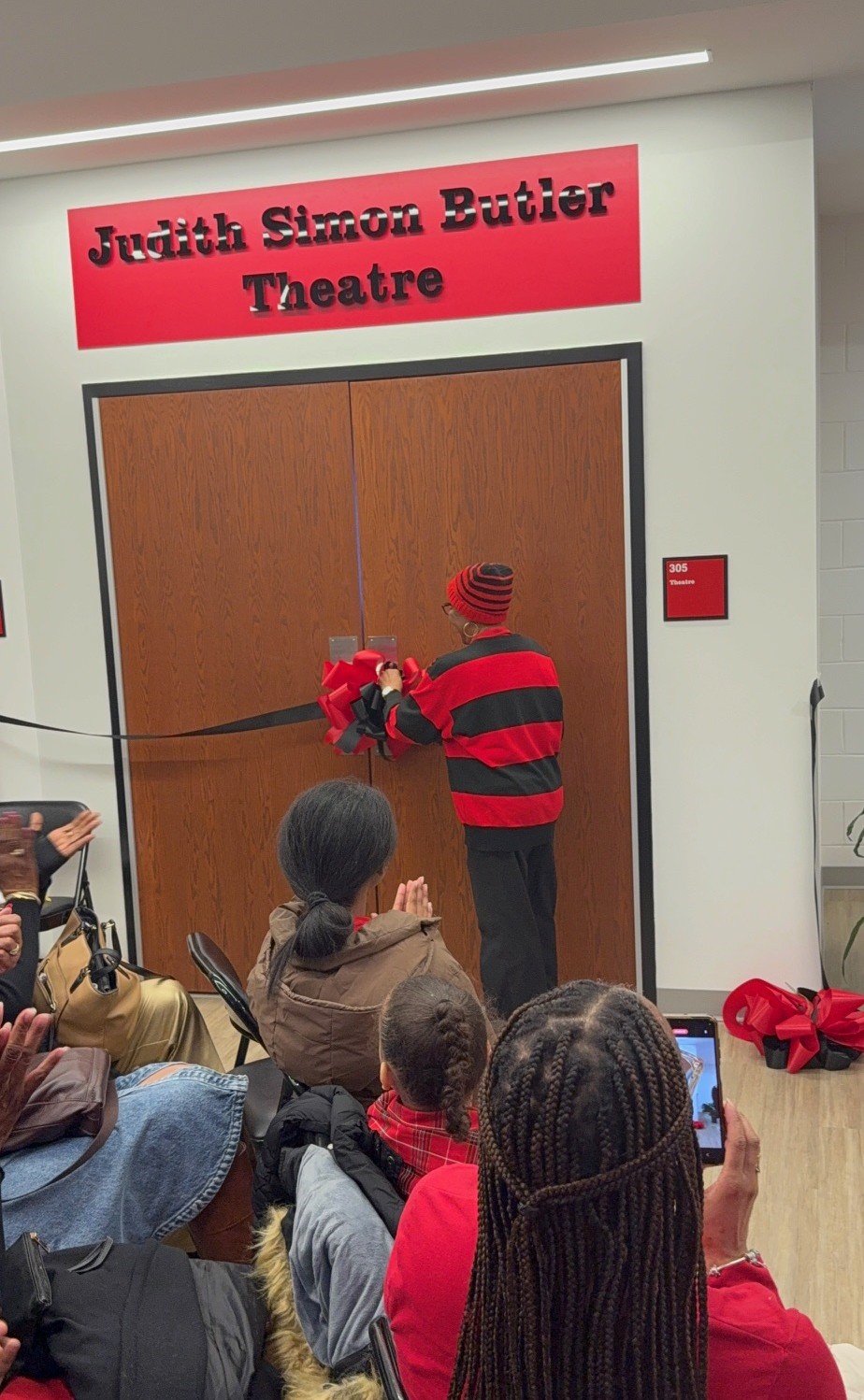 Ribbon cut on new Judith Simon Butler Theatre - Augusta Good News